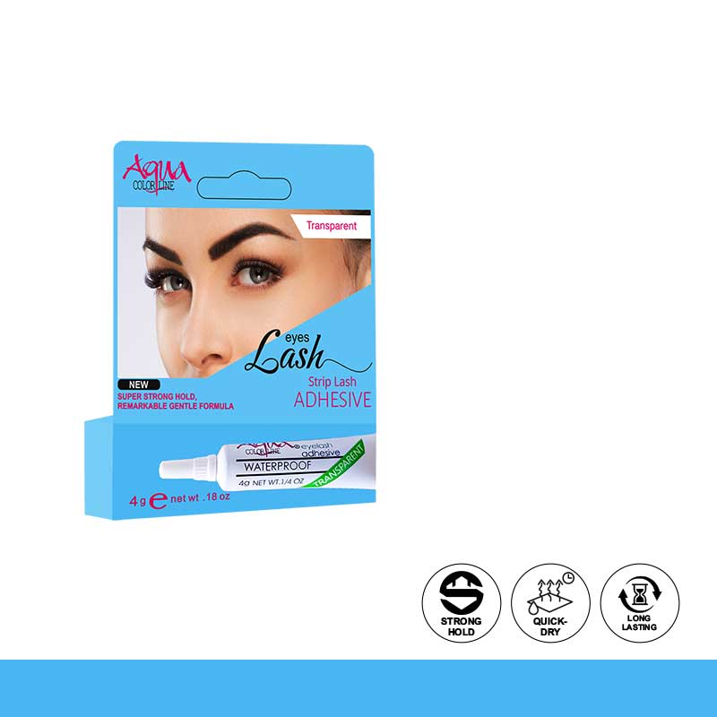 Aqua Color Line Eyelash Glue Transparent