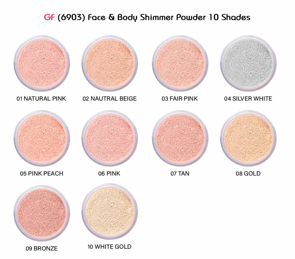 Glamorous Face Loose Face & Body Shimmer Powder – Chapra Beauty Shop